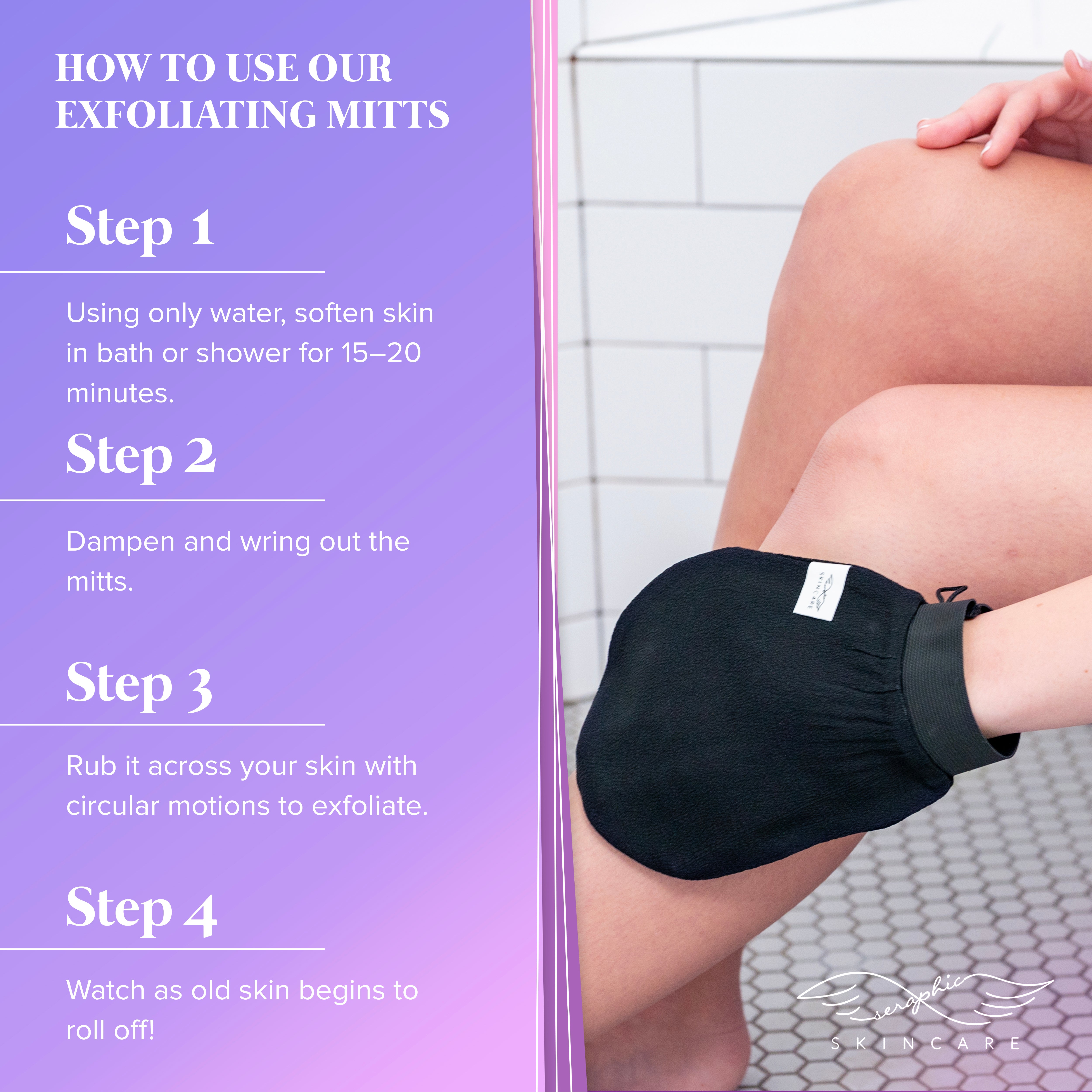 Original Premium Exfoliating Mitt – Seraphic Skincare