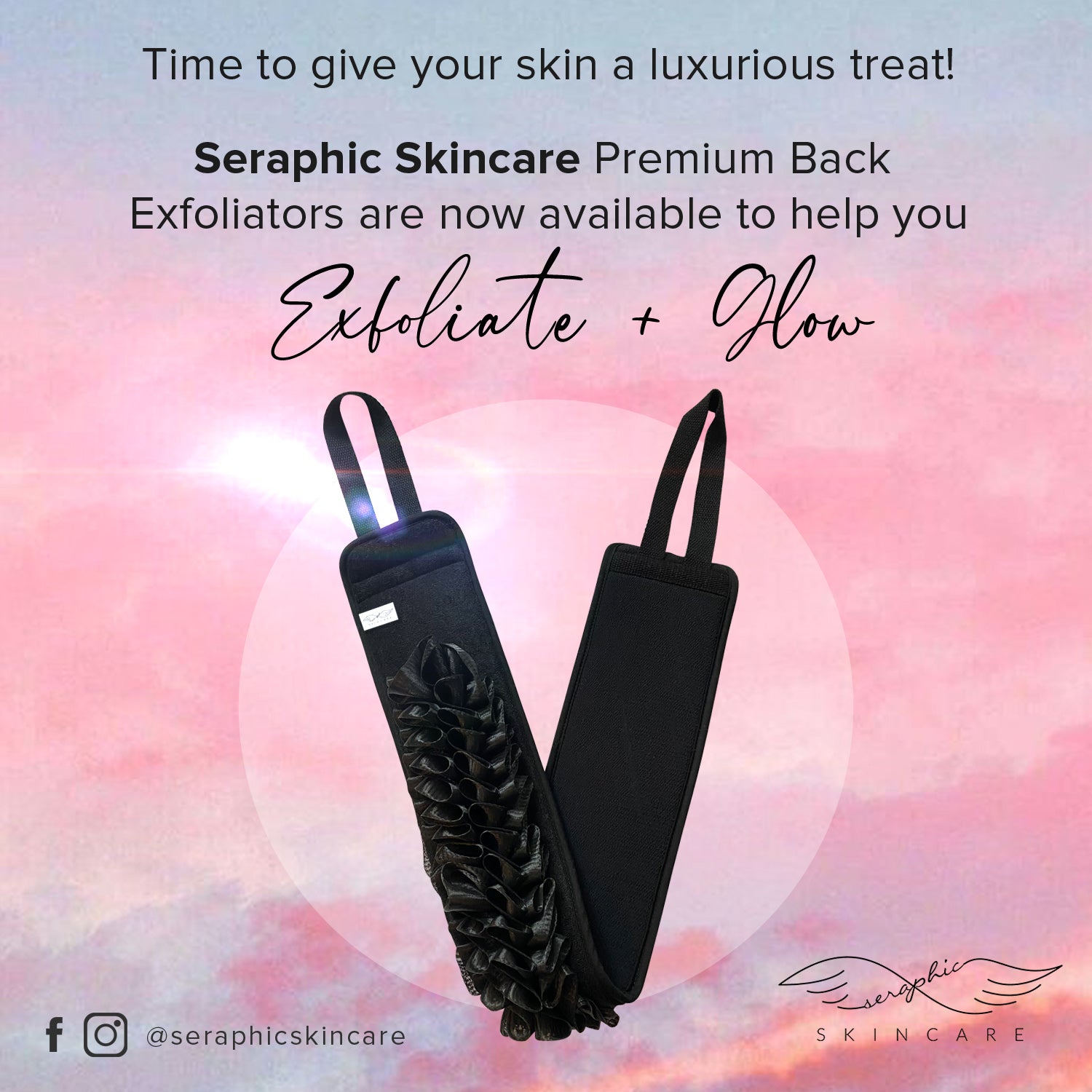 Premium Back Exfoliator – Seraphic Skincare