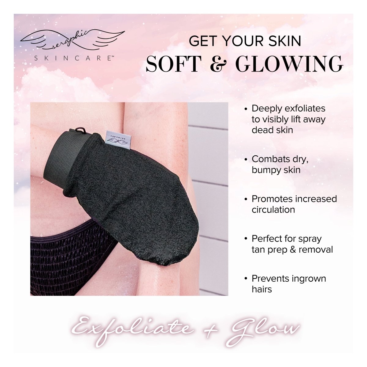 Premium Exfoliating Mitt & Glove - Korean Styled Exfoliating Mitt ...